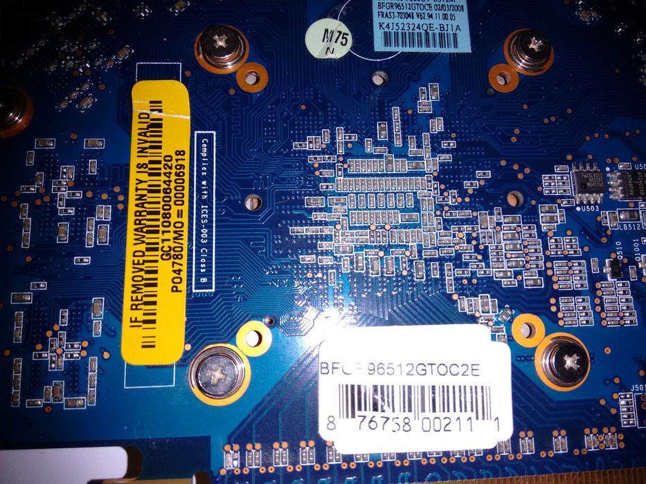 Placa video BFG Tech GeForce 9600GT OC 512MB DDR3 256-bit Bucuresti Sectorul 3 • OLX.ro