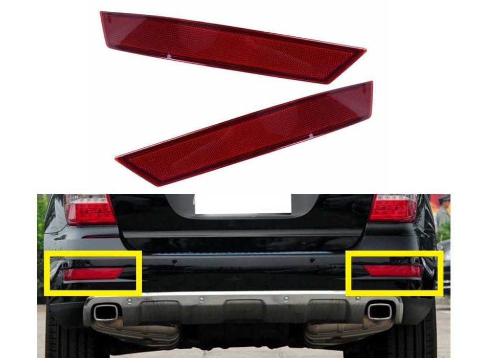 Рефлектор за задна броня Mercedes GL X164,ML W164,GLK X204,GL/GLS X166 ...