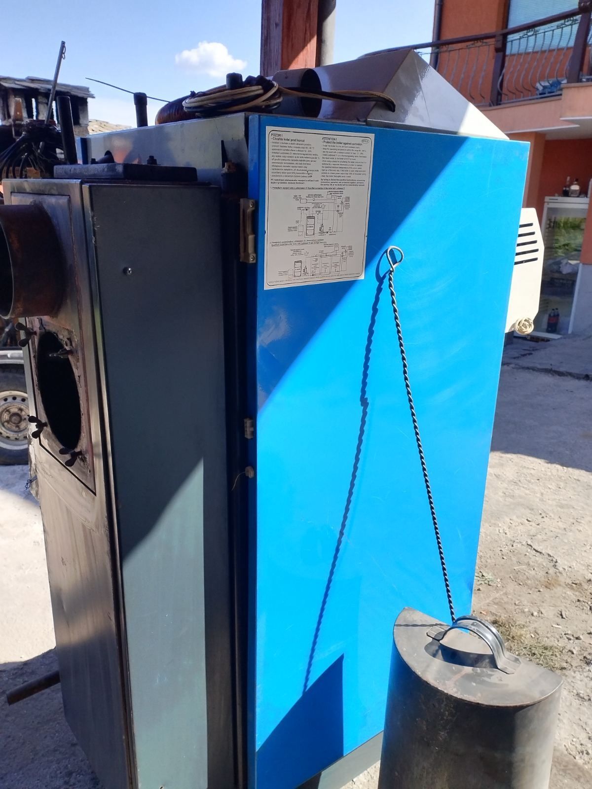 Пиролезен Котел ATMOS 30 с ПЕЛЕТНА ГОРЕЛКА greyko rb 30 гр. Асеновград ...