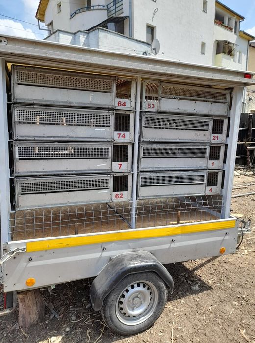 Vând remorca+container transport porumbei Cugir • OLX.ro