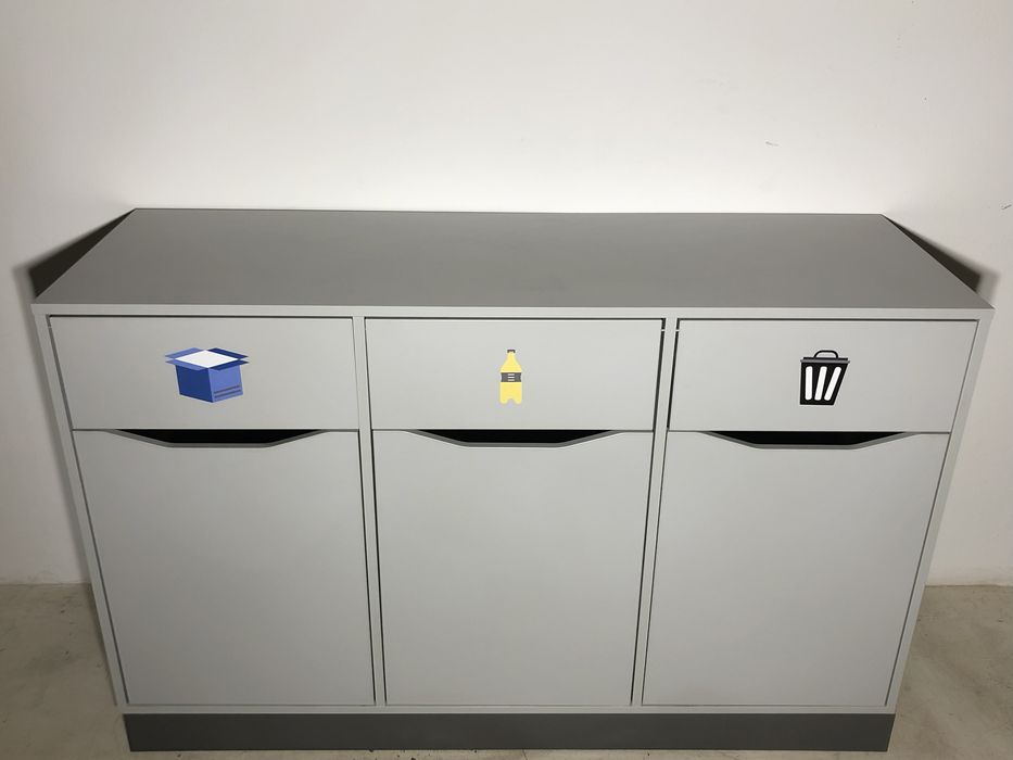 Dulap Reciclare Selectivă; Comodă Coș Gunoi Colectare Sortare Bucuresti ...