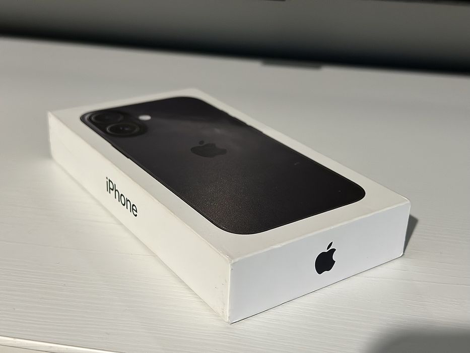 Telefon mobil Apple iPhone 16, 128GB, 5G, Black ,Nou ,Sigilat Ramnicu ...
