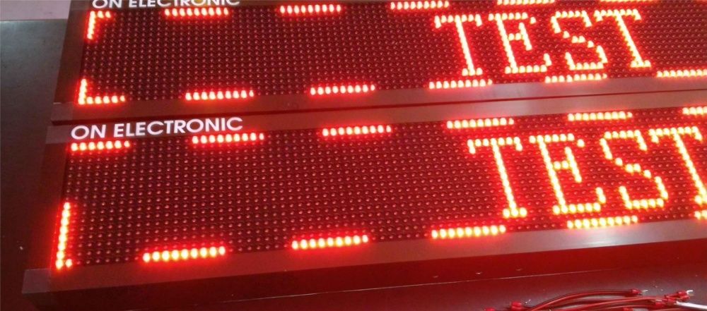 Led табели светещо информационно табло. Лед Табла за реклама екран гр ...