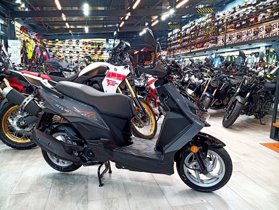 Scuter SYM Jet4 RX 125cc nou-se conduce cu B- stoc EST BIKE Campina ...