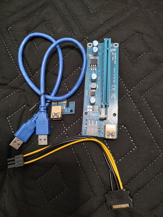 Kit grafic riser card pentru minat cu placa PCI-E 164P Ploiesti • OLX.ro