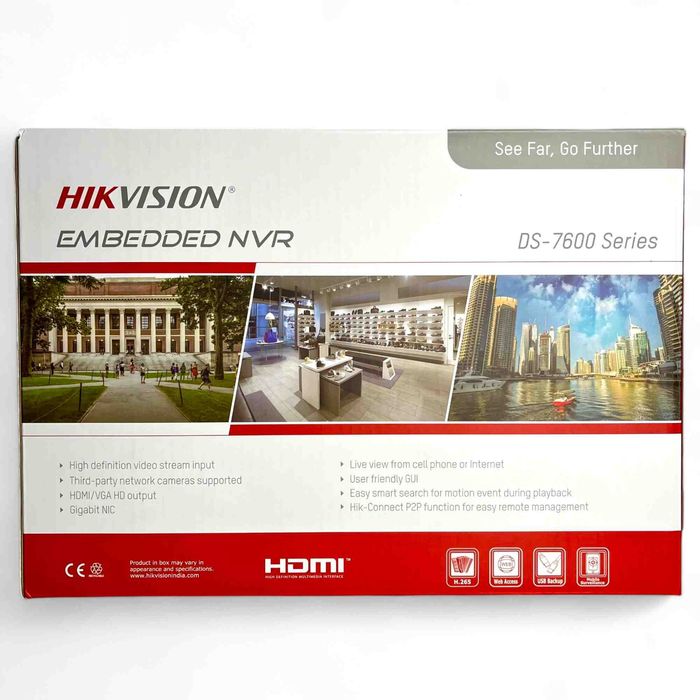 NVR 16 canale AcuSense Hikvision DS-7616NXI-K1(D) 4K 12MP Nou garantie ...
