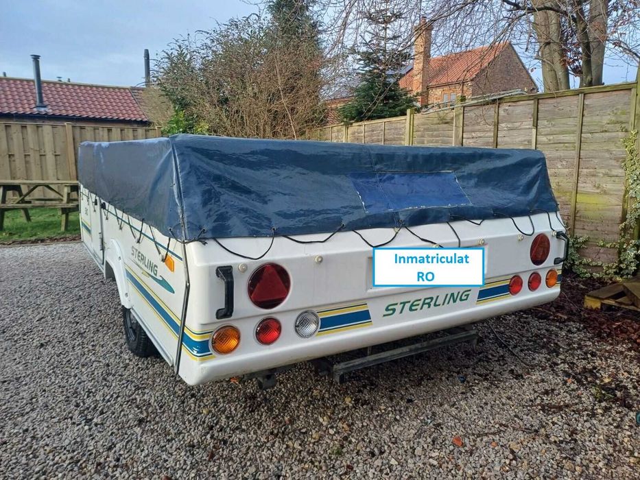 Rulota Caravana Camper Remorca Cort pliabil Pennine Sterling 6 pers ...