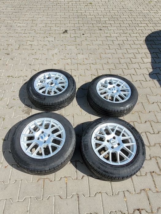 Jante aliaj Logan cu anvelope vara 185/65R15 Oradea • OLX.ro