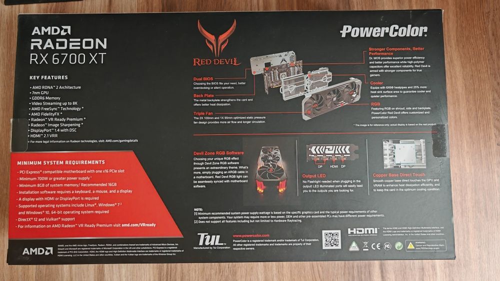 Powercolor Red Devil AMD RX 6700XT 12GB VRAM Drobeta-Turnu Severin • OLX.ro