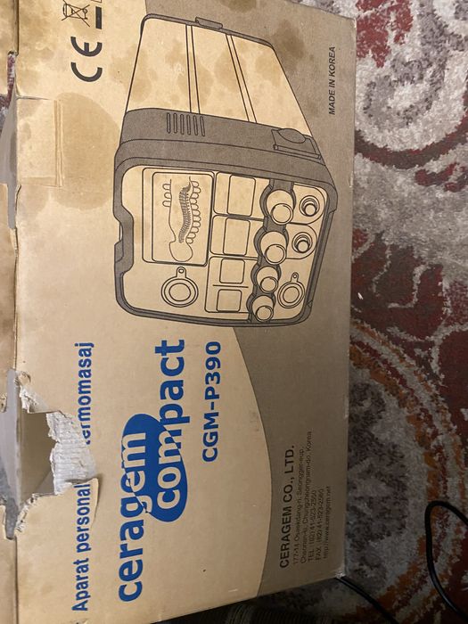 Aparat termomasaj CERAGEM COMPACT P390 Constanta • OLX.ro