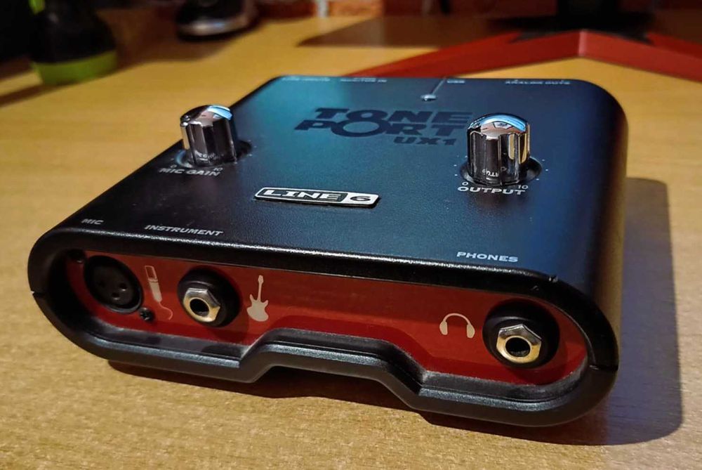 LINE 6 Tone Port UX1 USB sound card // звукова карта за китара гр ...