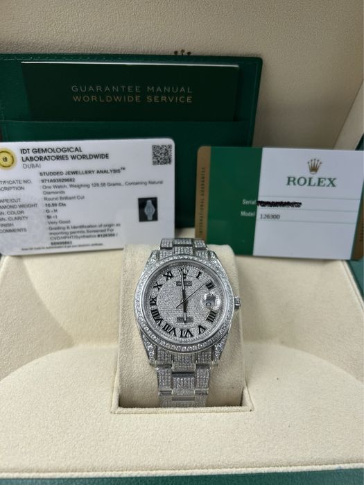 Ceas Rolex Datejust 41 mm cu diamante Nou! Cluj-Napoca • OLX.ro