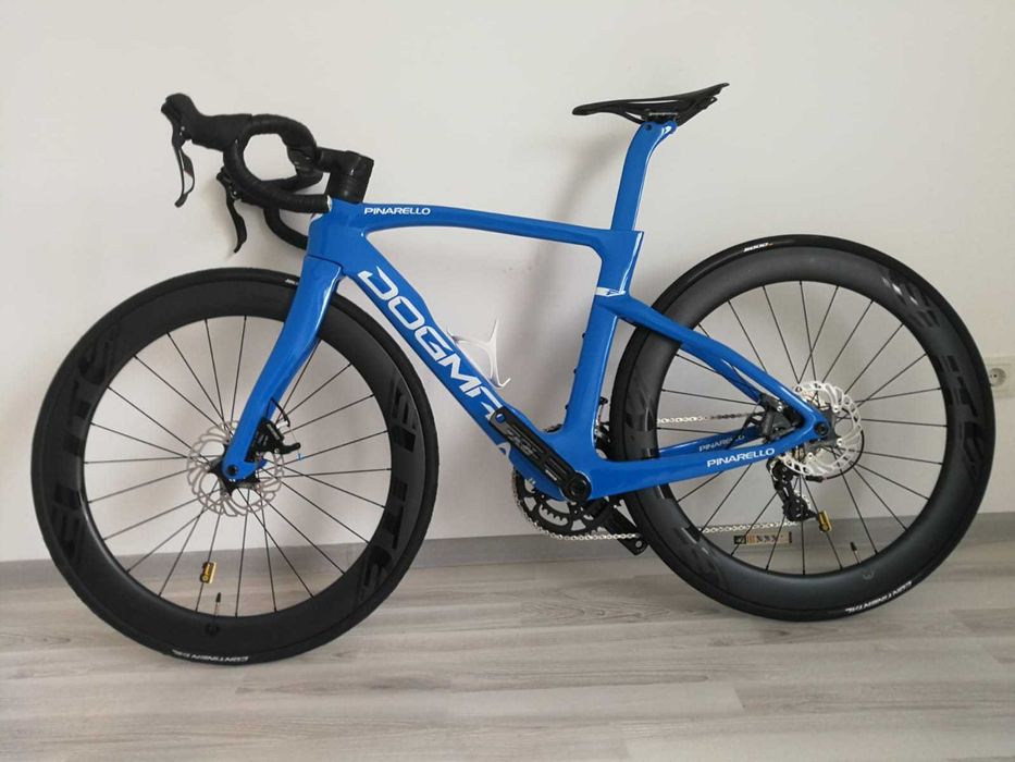Bicicleta cursiera full carbon: cadru, ghidon, roti. Marime S. Noua ...