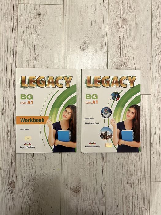 Legacy A1 учебник и тетрадка по английски език гр. София Дружба 2 • OLX.bg