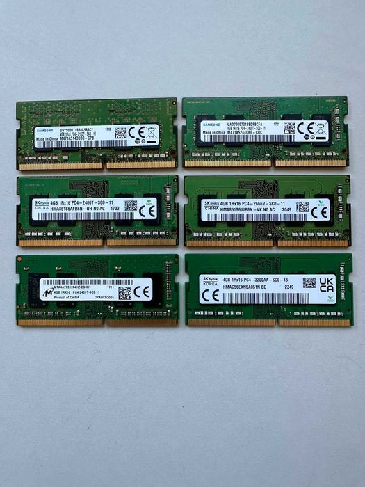 Рам памет за лаптоп 4gb Ddr4 Sodimm 2133 2400 2666 3200 Mhz гр Пловдив Индустриална зона