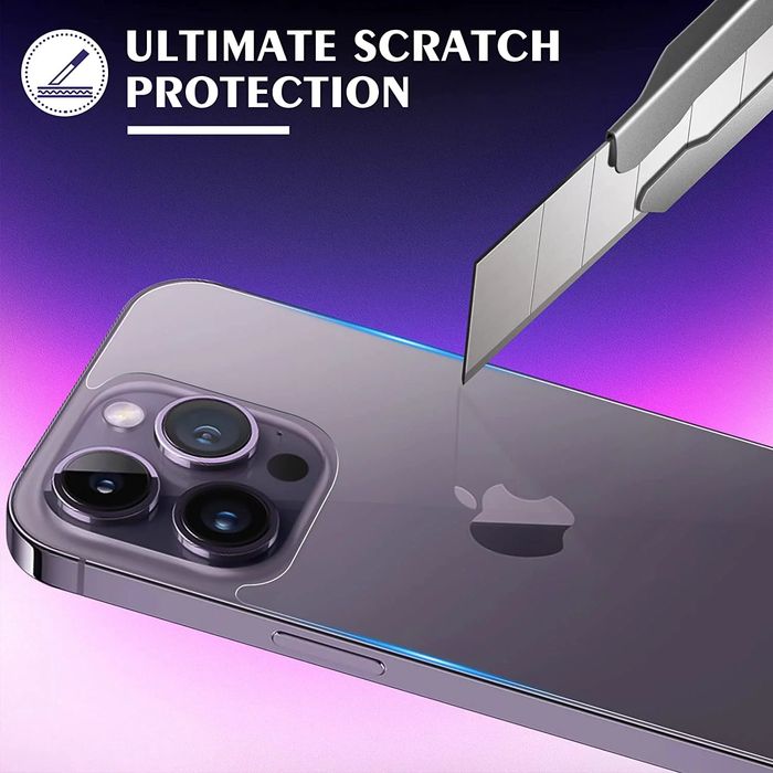 Стъклен Протектор за Гръб за Apple iPhone 15 Pro | 15 | Pro Max Plus гр ...