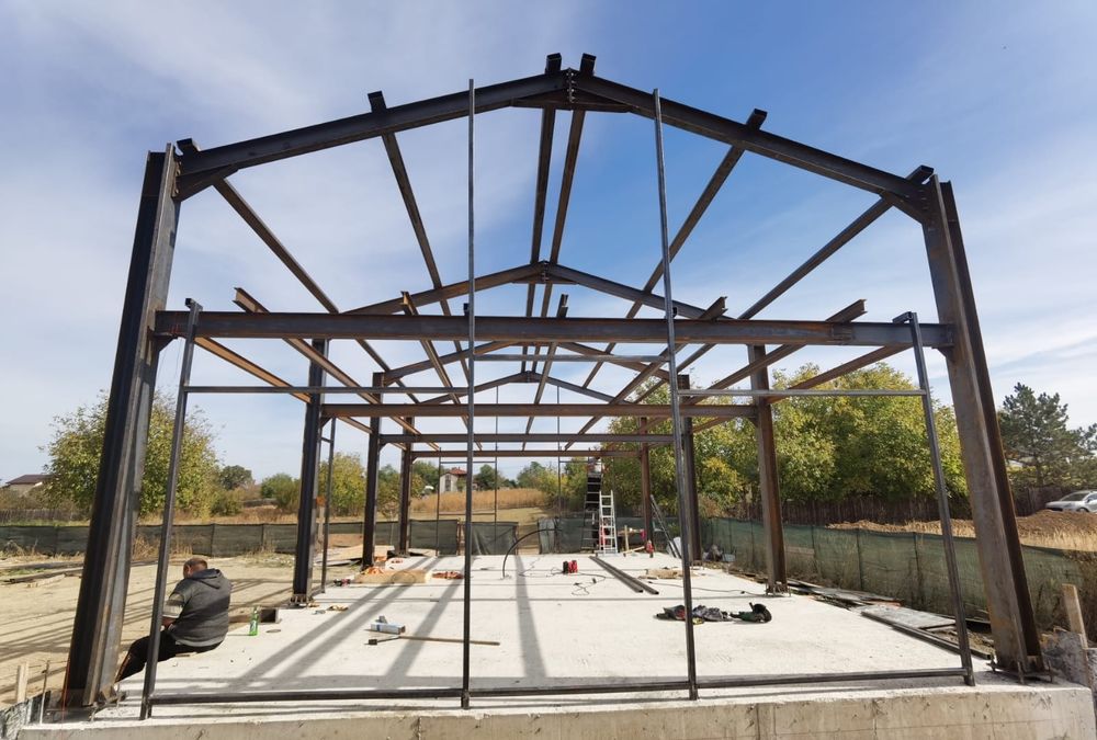 Confecționăm structuri metalice complete diverse tipuri și dimensiuni ...