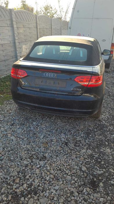Dezmembrez audi A3 8p Cabrio 2.0 tdi cff 140 cai cutie dsg 90.000 km ...