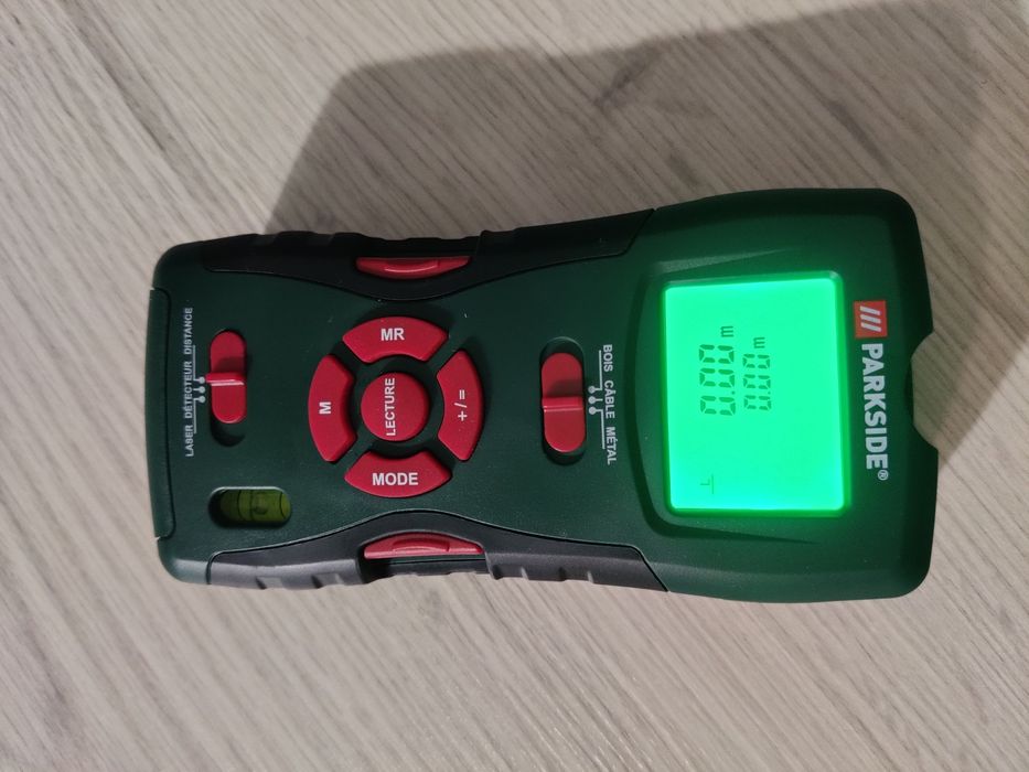 Parkside PMDL 5 B3 Detector multifuncțional 5 in 1 cu ruleta laser 10 ...