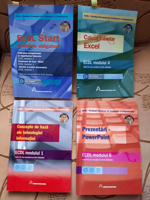 Manual ECDL Calcul tabelar - Microsoft Excel, Manual ECDL Baze de date Suceava • OLX.ro