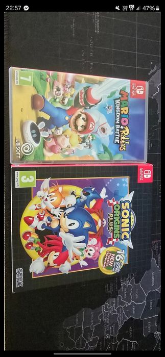 Nintendo switch Mario+Rabbits kingdom Sonic battle гр. Дупница • OLX.bg