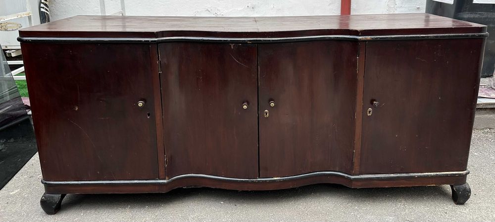 Servanta vintage cu 3 usi; Bufet din lemn cu rafturi Bucuresti Sectorul ...