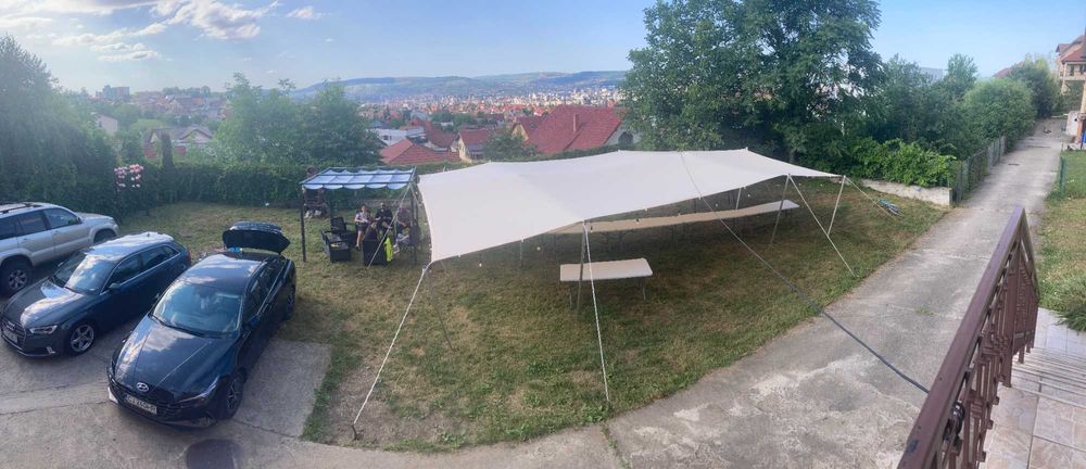 Cort African 78mp de inchiriat pentru garden party, nunta, botez, etc ...