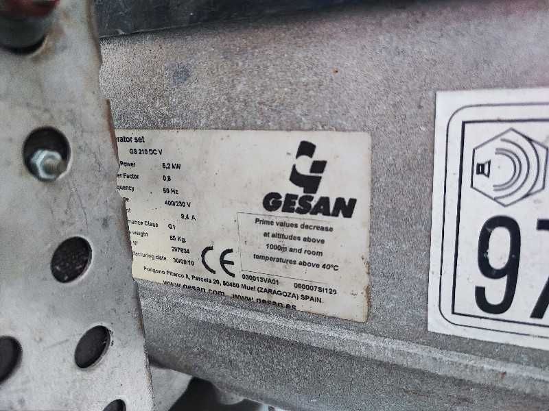 Заваръчен генератор Gesan GS 210 DC V гр. Бургас Меден рудник - зона А ...