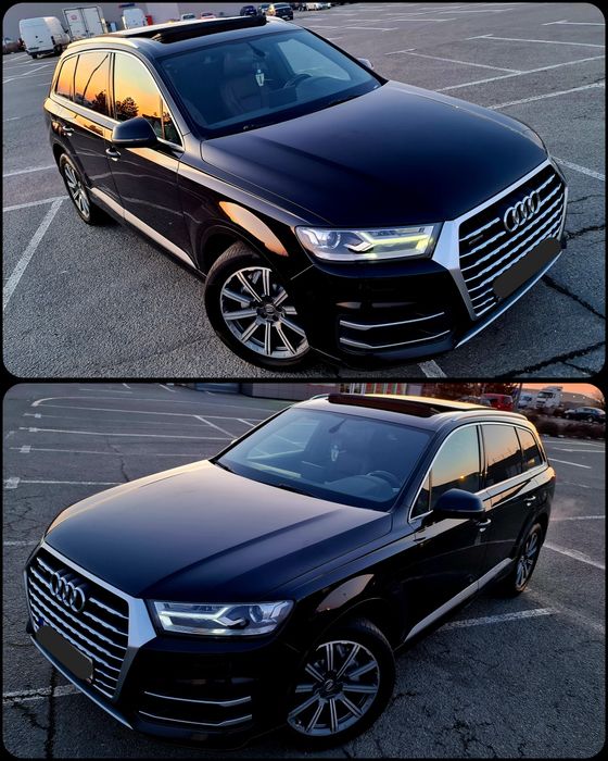 Audi Q7/An2018.07/4.5tfsi/252cp/7Loc/Panoramic/camere 360/Led/Cokpit/ Tamaseu • OLX.ro
