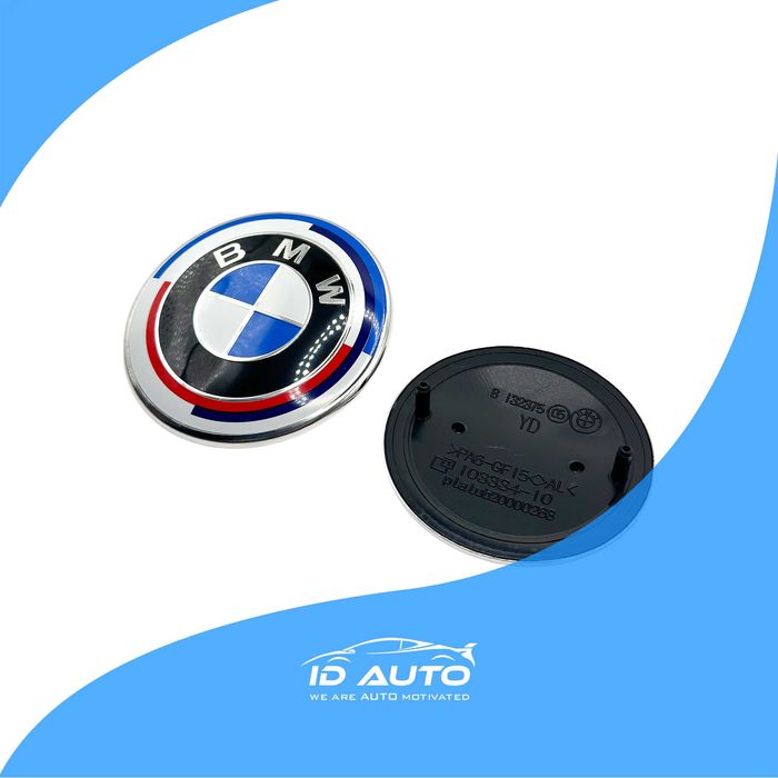 Bmw юбилейна емблема , бмв, алуминиева, e60, e90, e91, e39, e46, e61 гр. Пазарджик Идеален ...