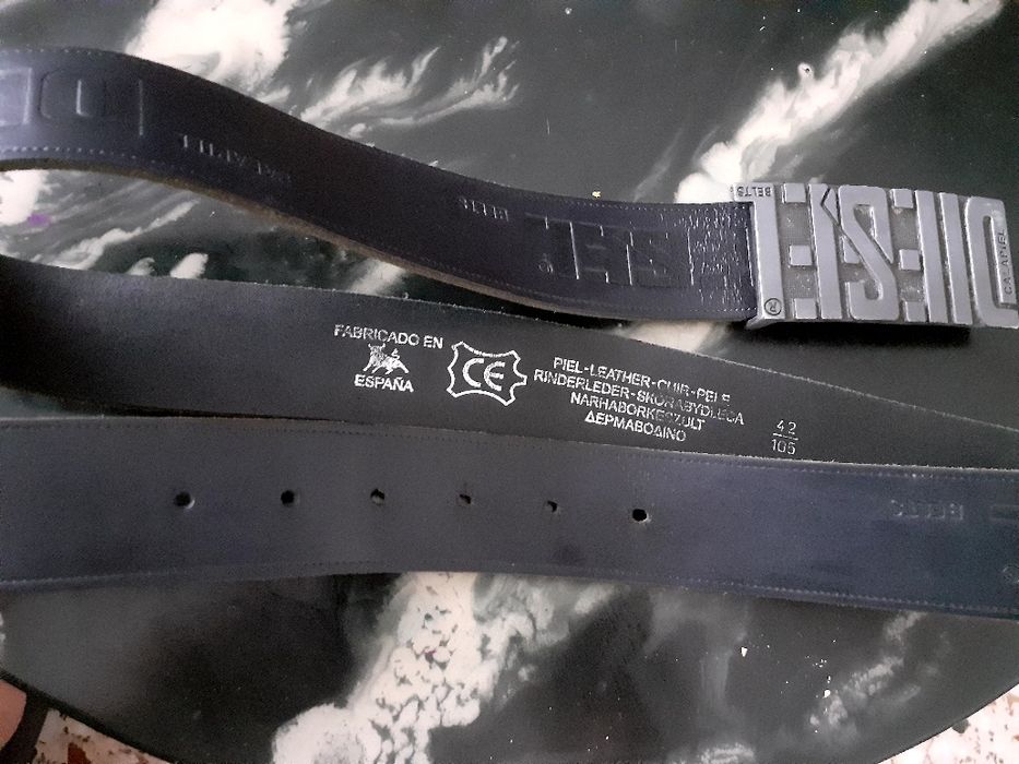 Curea piele Diesel,fabricata in Spania Rosiori de Vede • OLX.ro