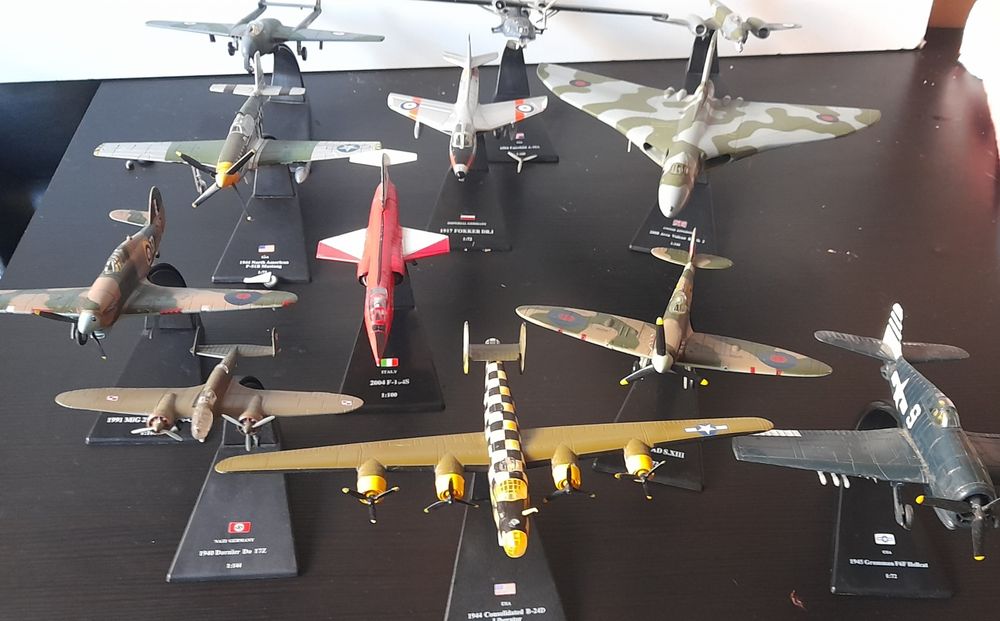 Amer collection самолети колекция метални резервни поставки самолет гр ...