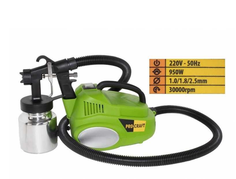 Pistol de vopsit PROCRAFT PSE950, 600W Garantie Bucuresti Sectorul 6 • OLX.ro