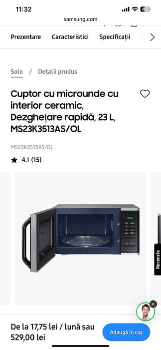 Cuptor microunde Samsung Botosani • OLX.ro