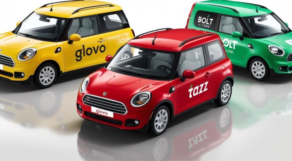 Inchiriez masina / Livrari Curieri / rent a car / Glovo Tazz Bolt Food ...