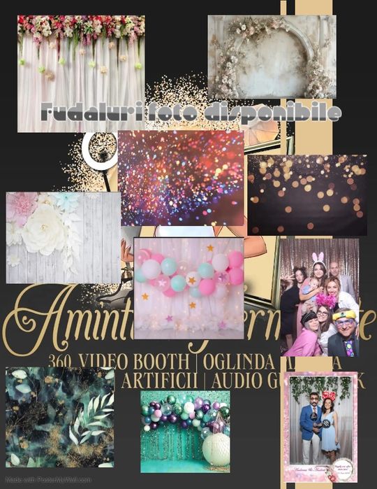 Platforma 360, Baloane cu fum/explozive, Oglinda Magica/Cabina foto ...