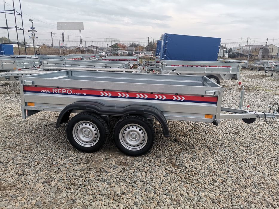 Remorca Auto Oferta 750 Kg Dublu Ax Cu Prelata Cargo Platforma Atv ...