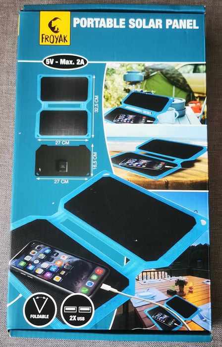 Продавам соларен панел - зарядно за устройства Froyak гр. София Бъкстон ...