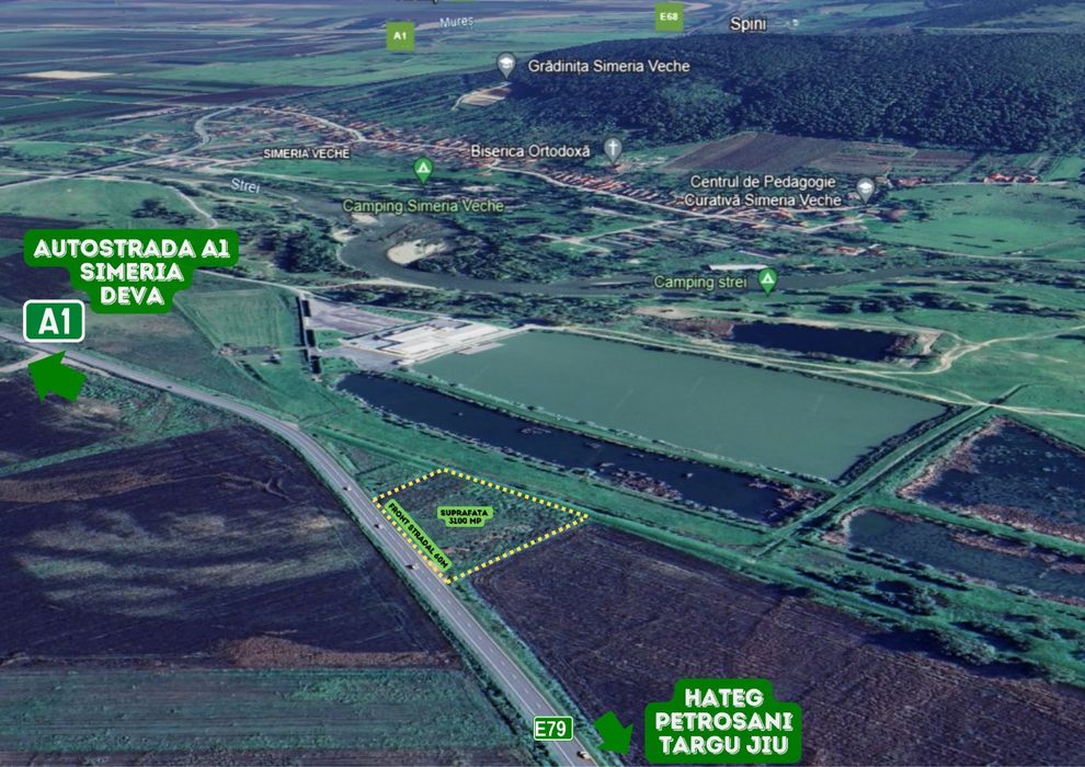 PF Vand teren intravilan. Ideal PECO/Statie GPL/SelfWash/DriveIn Bacia ...