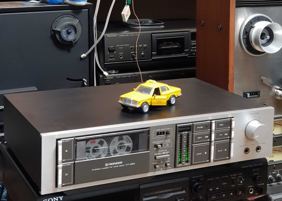 Casetofon Deck Stereo Vintage PIONEER CT550 SILVER (Made in Japan ...