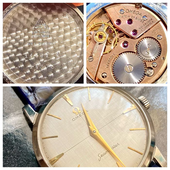 Ceas Omega Seamaster Linen Crosshair Cadran, impecabil, rar Brasov • OLX.ro