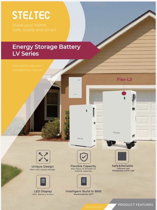 OFERTA!! Acumultor ( Baterie ) Steltec 14.33 kw LiFePo4 Bucuresti Sectorul 1 • OLX.ro