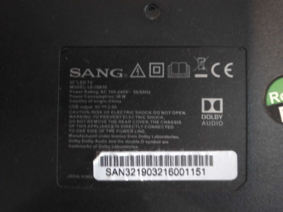 Телевизор SANG LE-32A10 за части гр. Ямбол Възраждане • OLX.bg