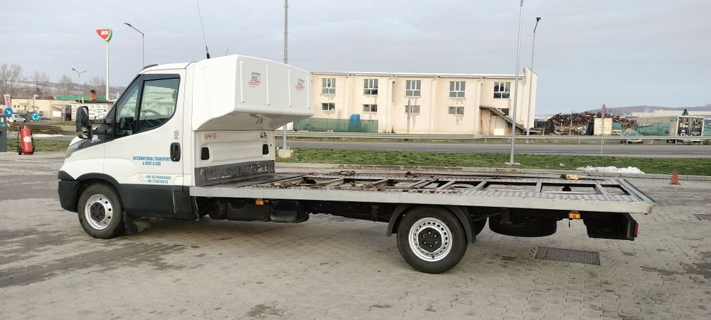 Se vinde Iveco daily 35S17 auto platforma deschisă ,transport auto ...
