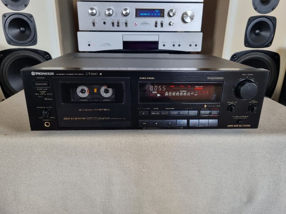Deck Pioneer CT-S610. 3 Head,Dolby B,C,HX Pro, Dual Capstan. Impecabil Arad • OLX.ro