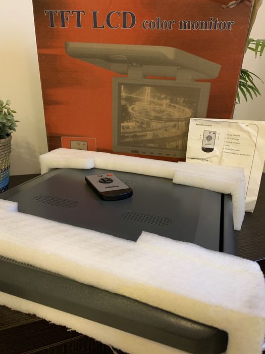 Monitor LCD de tavan auto/tir/microbuz 12,6 inch cu telecomanda IR ...