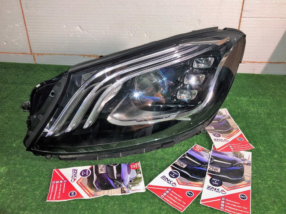 Mercedes Benz S w222 far full led ils stanga dreapta facelift Bucuresti ...