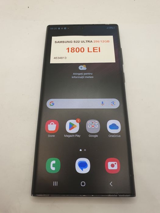 Samsung S22 Ultra 256/12GB•Amanet Lazar Crangasi•46348 Bucuresti Sectorul 6 • OLX.ro