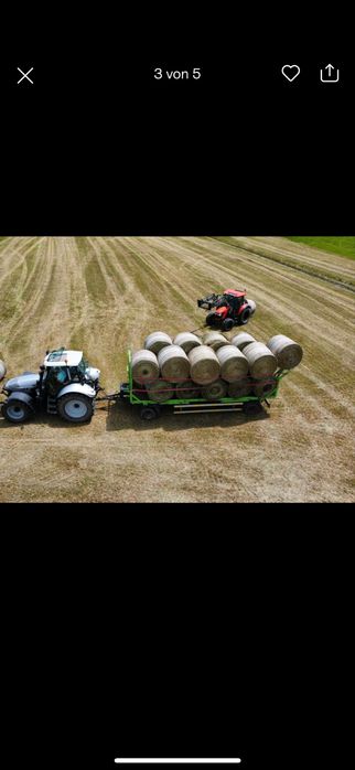 Remorca tractor baloti/platformă baloti/fan/lucerna Arad • OLX.ro