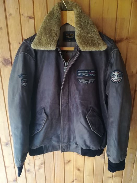 Geaca piele Pall Mall xl aviator bărbați Periam • OLX.ro